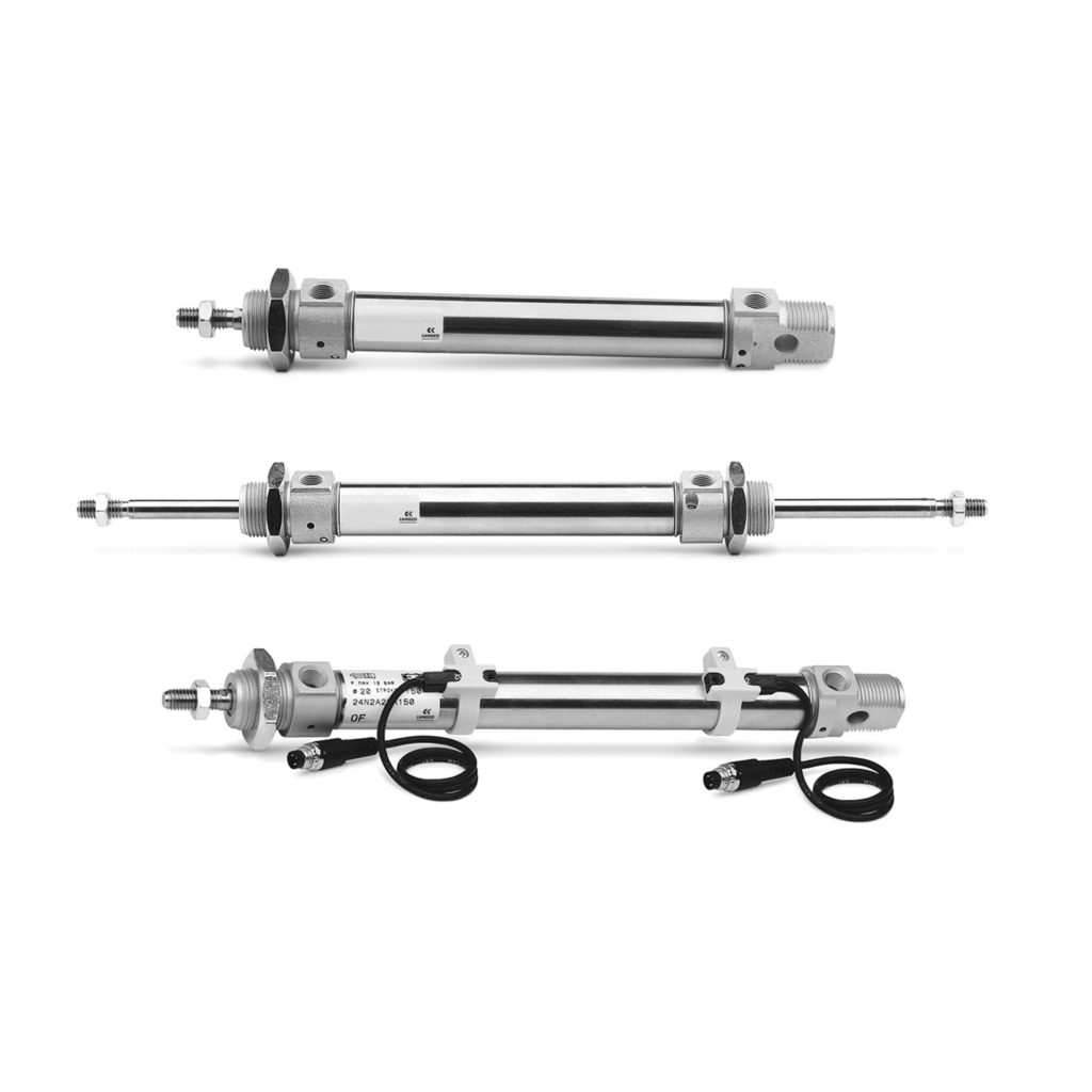 Series 16, 24, 25 - Mini Cylinders - Systel Engineering Controls